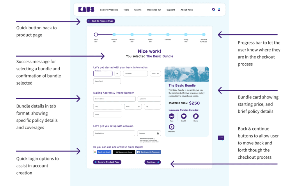 Kaus Responsive E-commerce Website and Rebrand - Chris Works